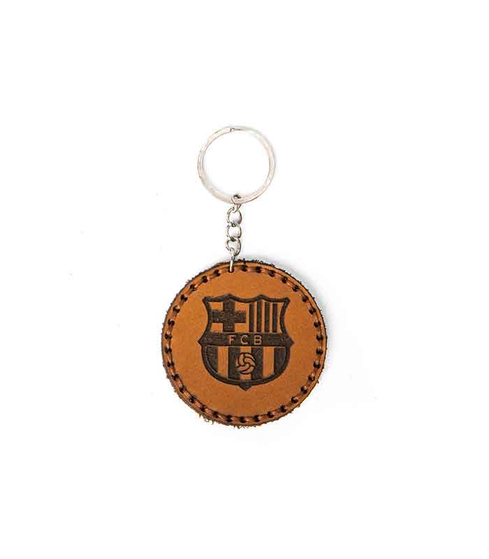 Circle Keychain - Viola Art Gallery | Genuine leather